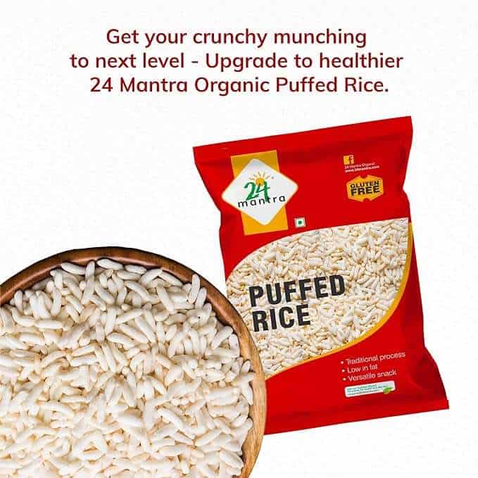 24 Mantra Organic Gluten Free Puffed Rice 200 Gms – The Celiac Store