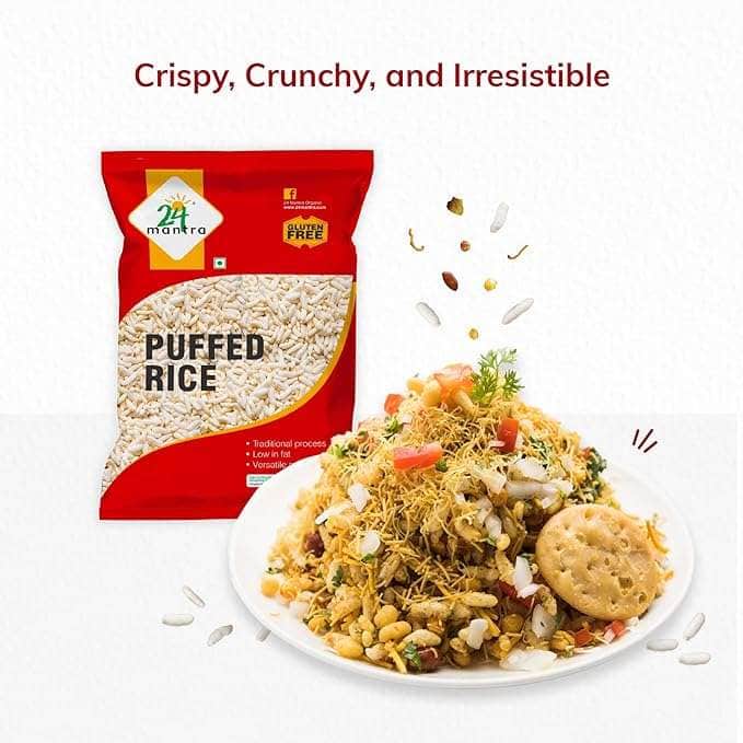 24 Mantra Organic Gluten Free Puffed Rice 200 Gms – The Celiac Store