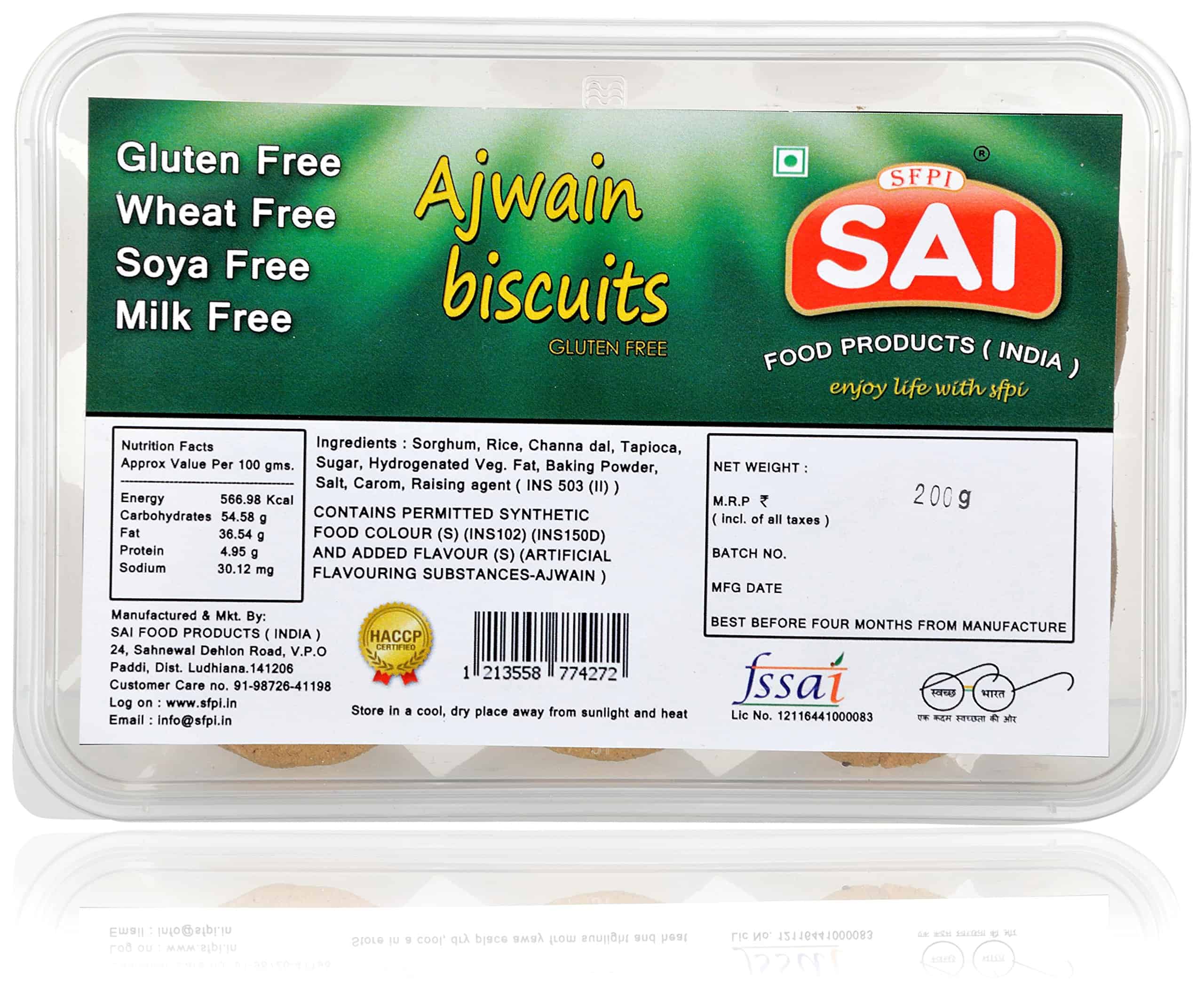 Sai Ajwain Biscuits – The Celiac Store