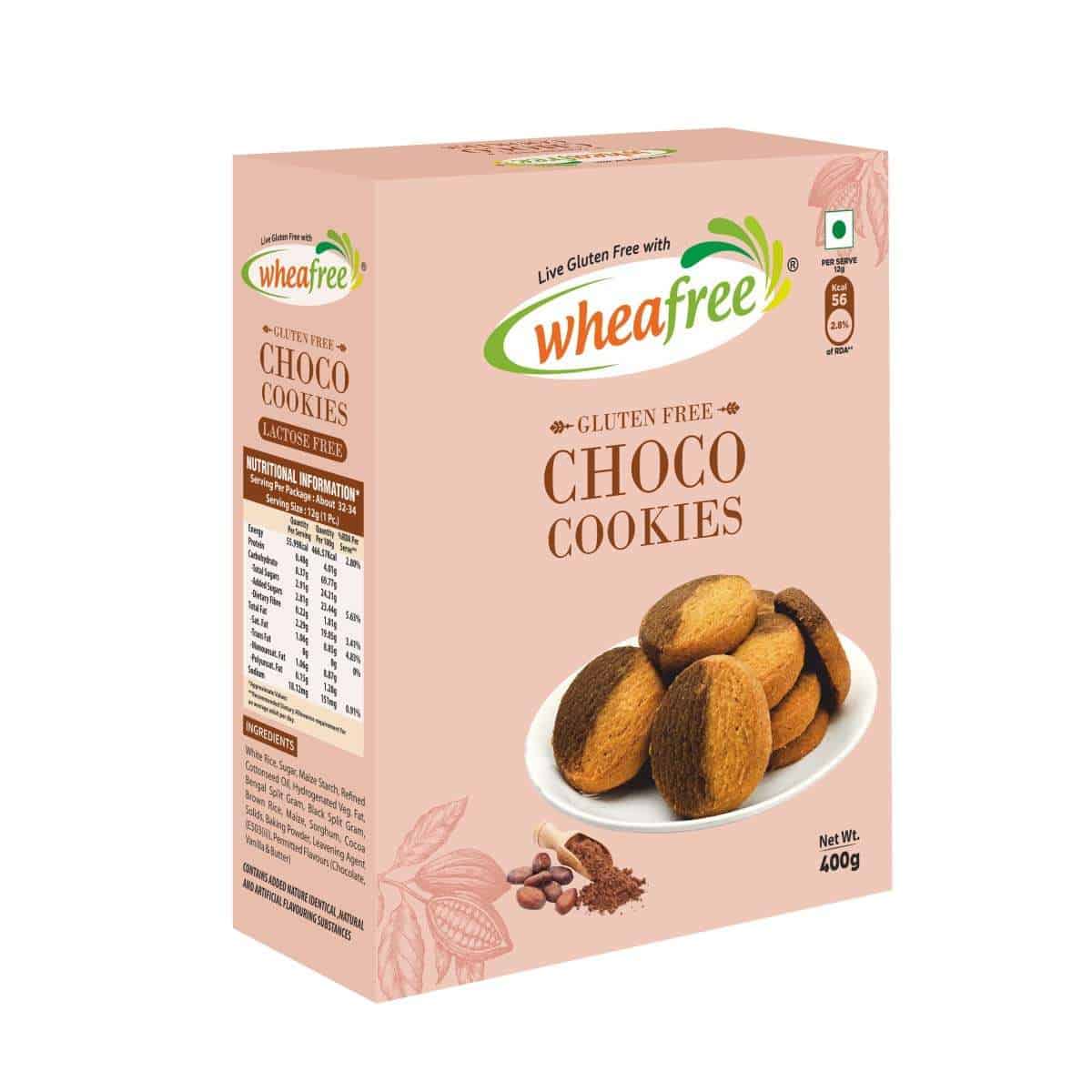 Wheafree Choco Cookies 200Gm – The Celiac Store